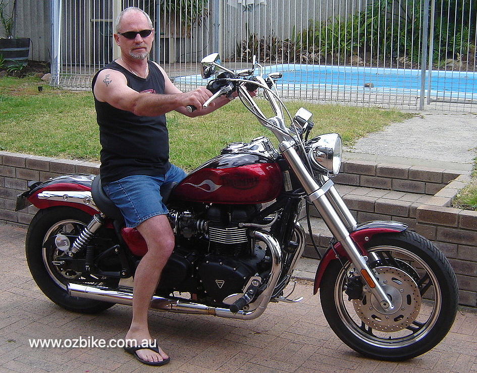 Candy Triumph Speedmaster Motorcycle