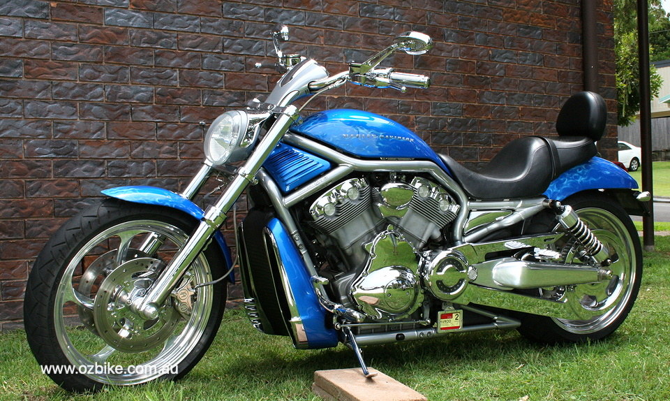 The Blue Flash V-Rod