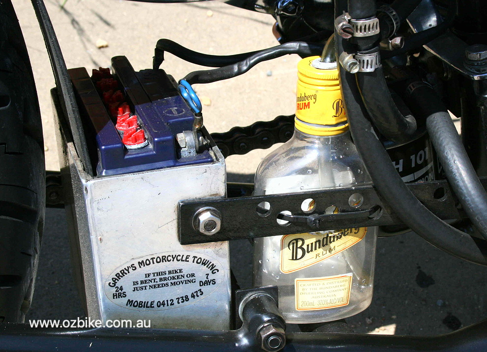 Triumph motorcycle bobber