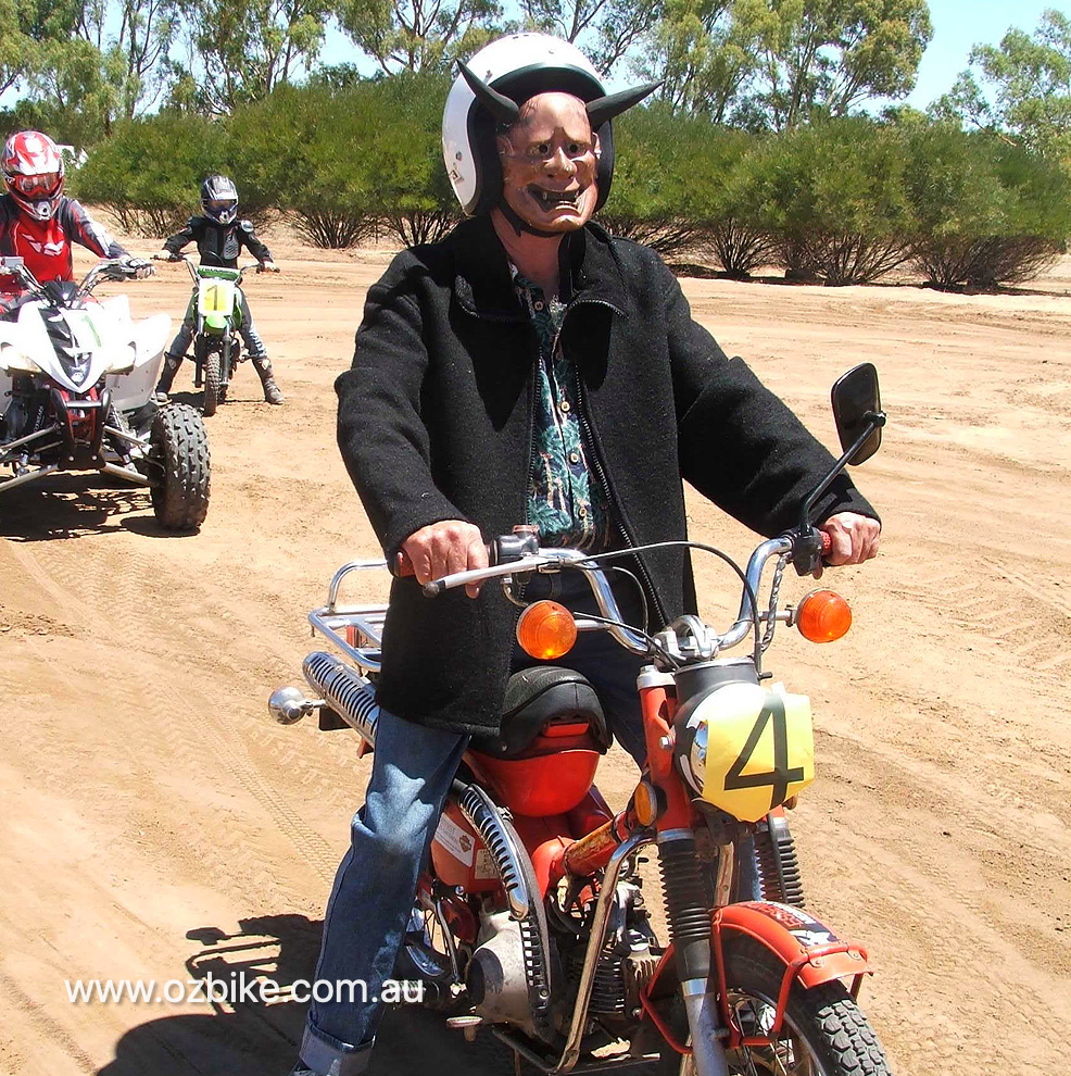 Tractor Pulling Motorcycle