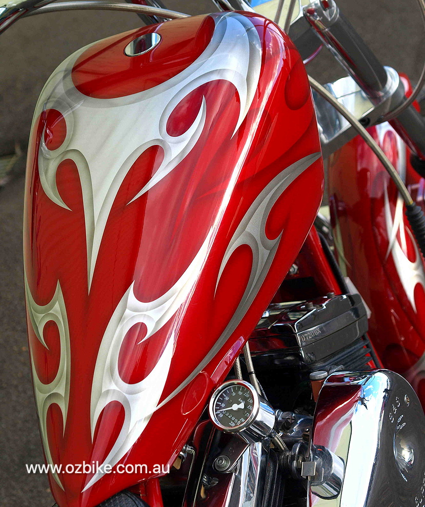 The Red Re-Resurrection Motorcycle