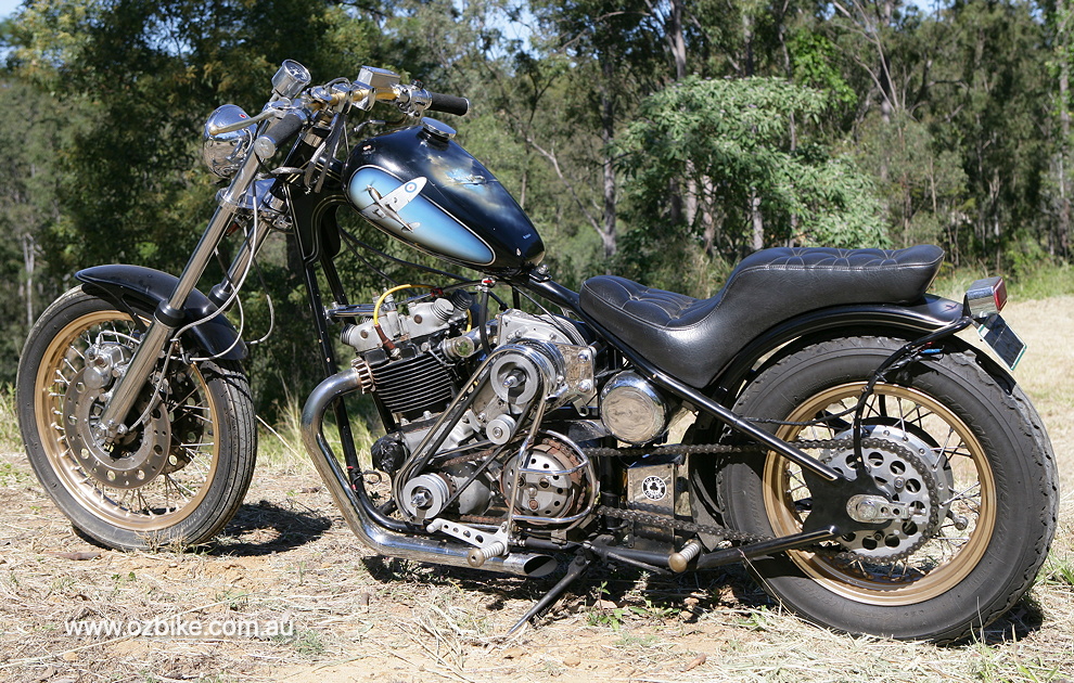 Supercharged Pre-unit Triumph Motorcycle: Engine Insights