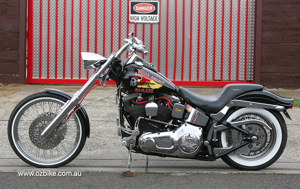 Ozbike Digital Magazine: Twisted Harley-Davidson Softail