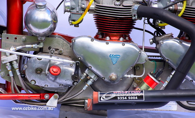 Ozbike Digital Magazine: Home-Made Twin-Engine Triumph Motorcycle