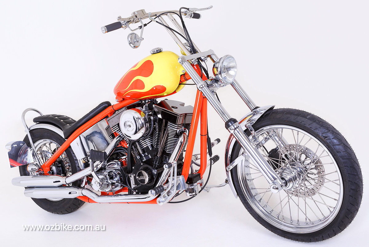 Renegade engine in chopper