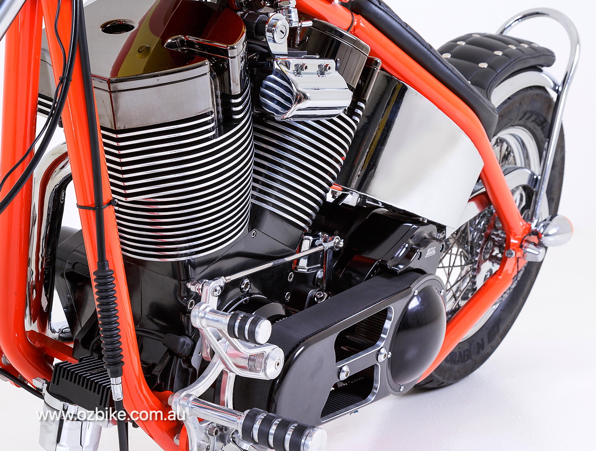 Renegade engine in chopper