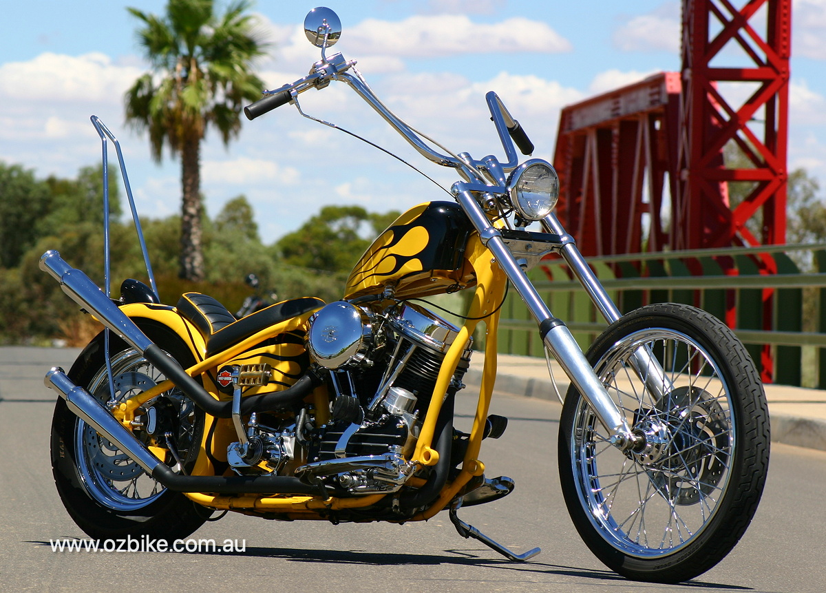 Mellow Yellow Panhead Chopper
