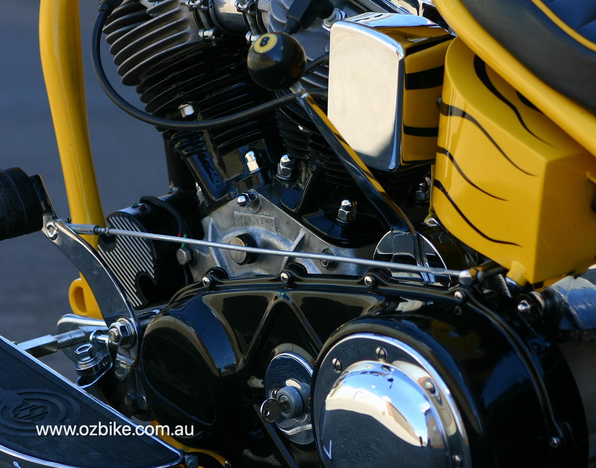 Mellow Yellow Panhead Chopper