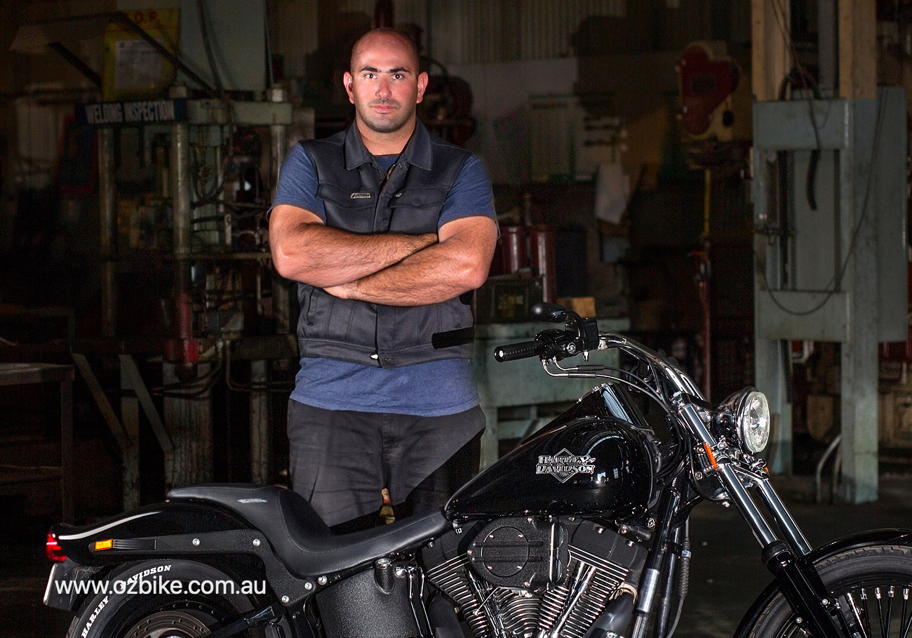 Blacked-Out Harley-Davidson Night Train
