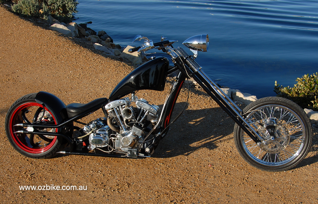 Ozbike Digital Magazine: Vivid Black Harley Hog Ozbike_15