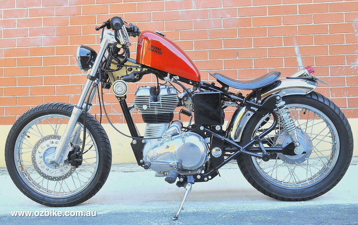Ozbike Digital Magazine: Frisco Style Royal Enfield Chopper Ozbike_06