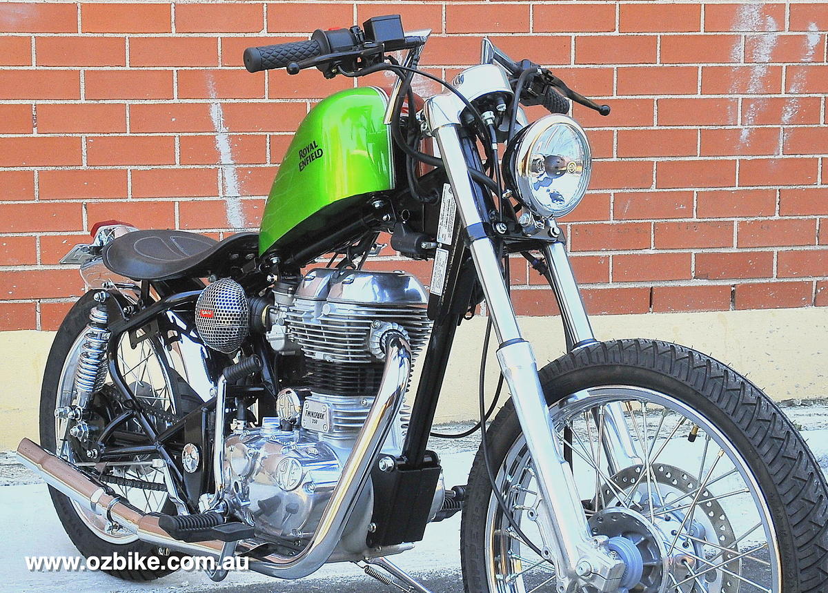 Ozbike Digital Magazine: Frisco Style Royal Enfield Chopper Ozbike_07