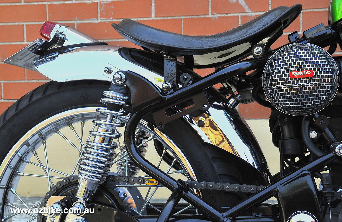Slick Frisco-Style Royal Enfield Chopper