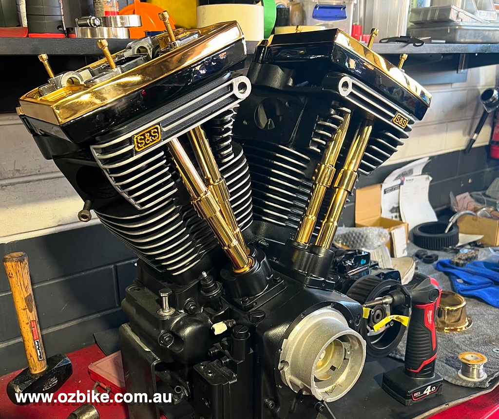 S&S Engine in Chopper Motorcycle: A Masterpiece